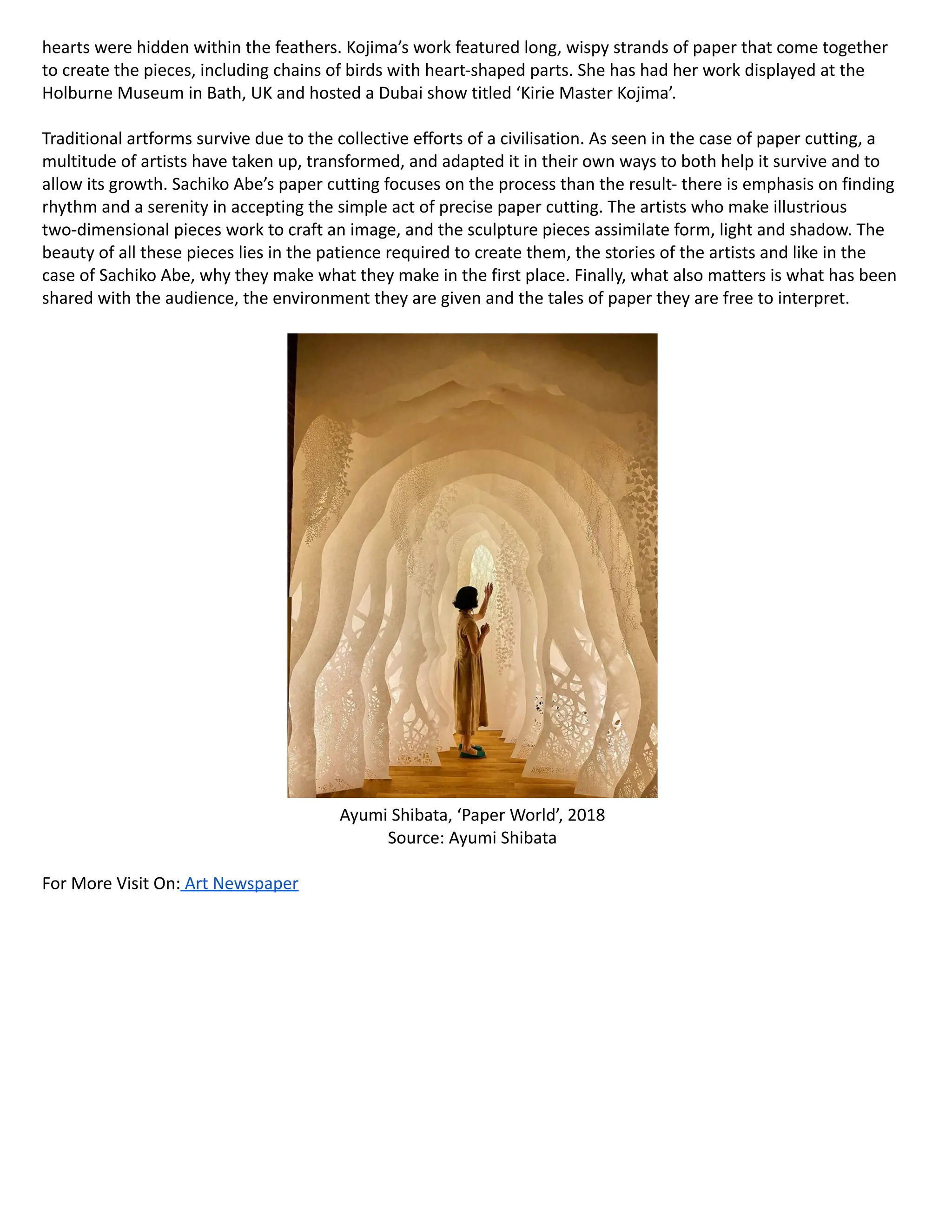 Breathing Life into Paper_ The Ancient Art of Paper Cutting by Sachiko ...