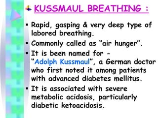 Kussmaul Breathing Pattern