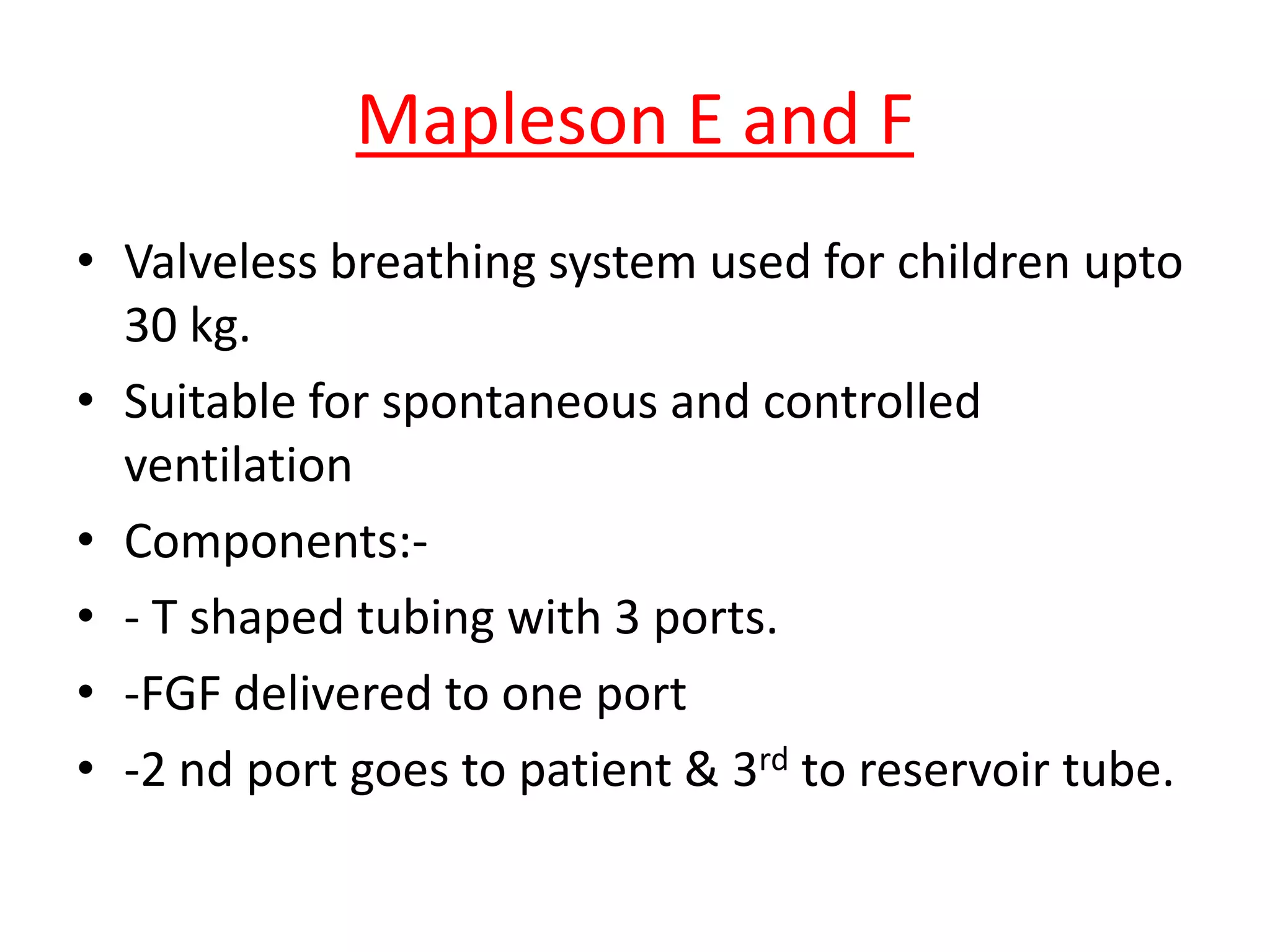 Breathing systems | PPTX