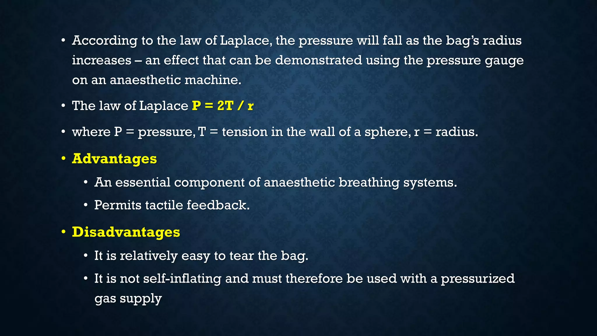 Breathing systems - Mapleson Classification | PDF