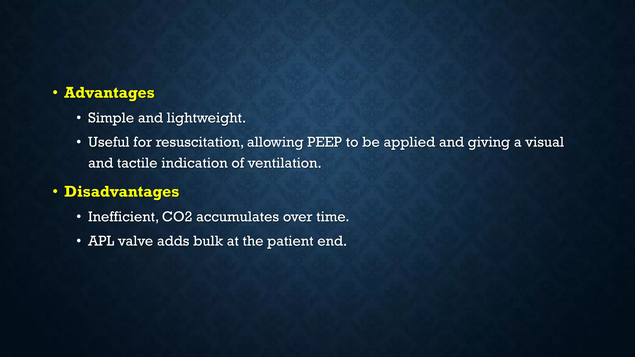 Breathing systems - Mapleson Classification | PDF