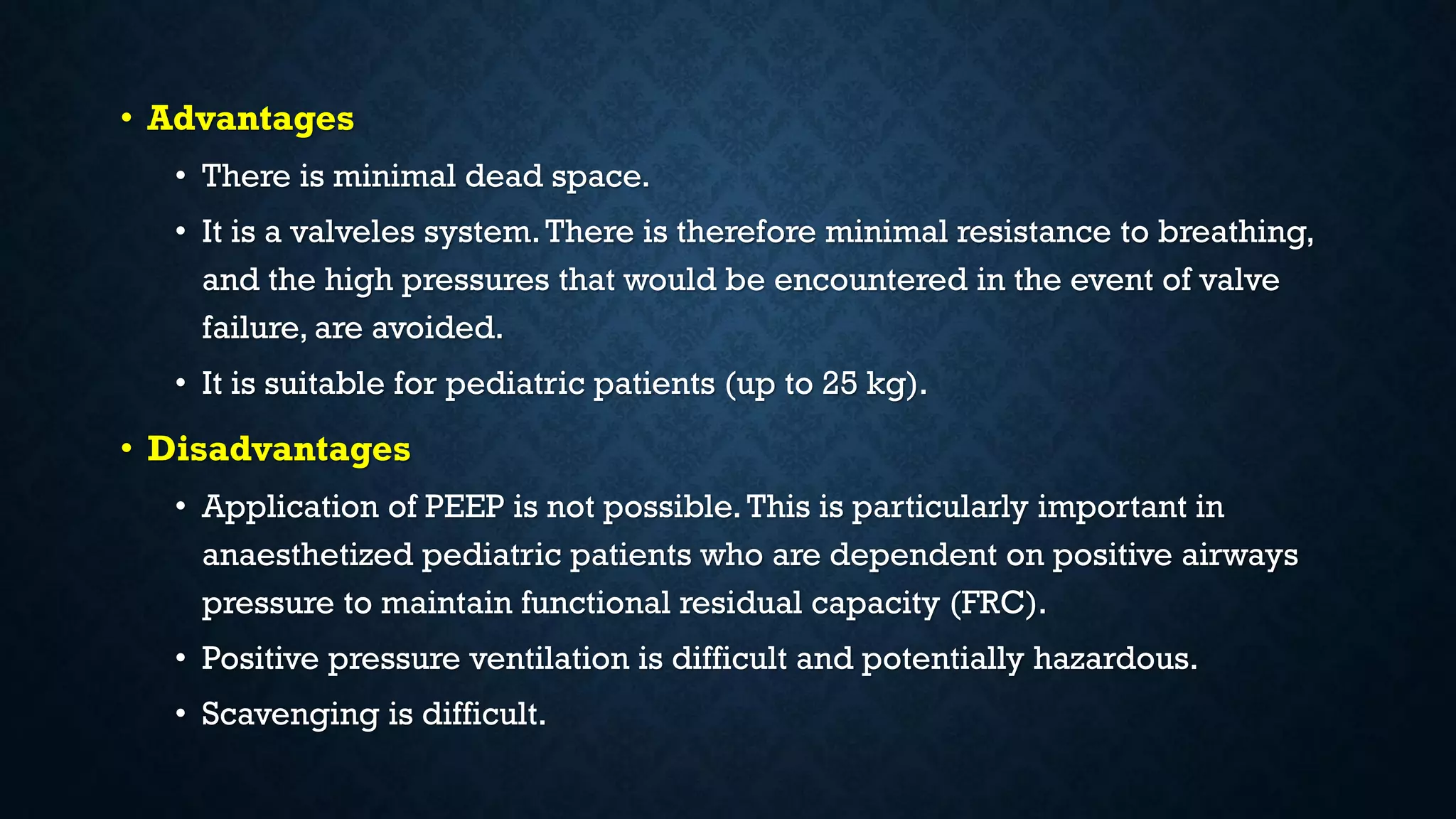 Breathing systems - Mapleson Classification | PDF
