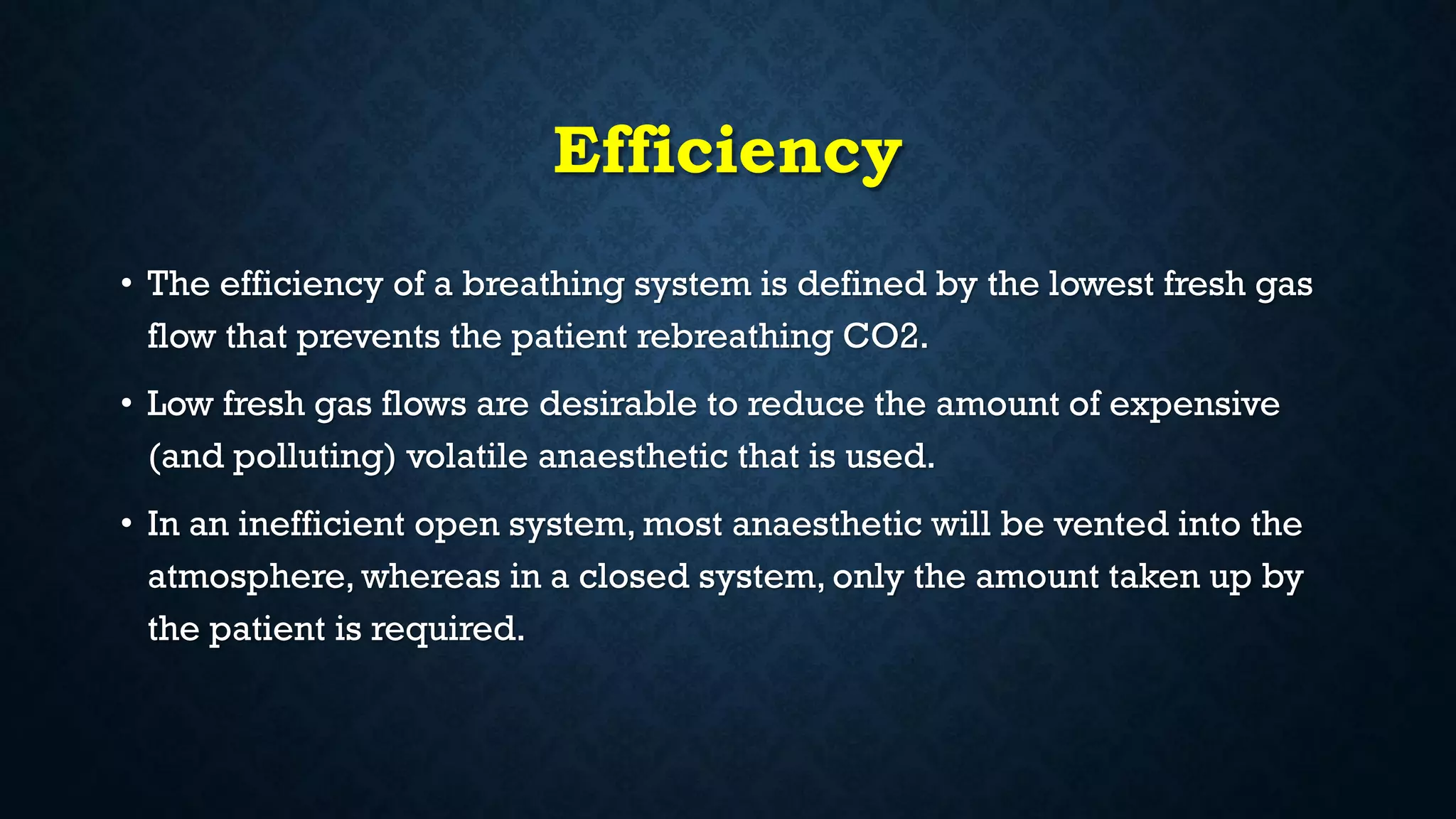 Breathing systems - Mapleson Classification | PDF