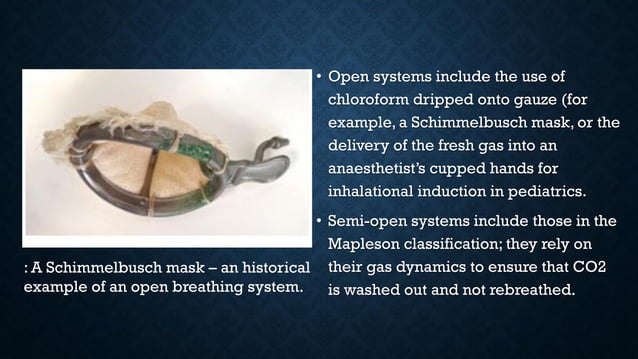 Breathing systems - Mapleson Classification | PDF