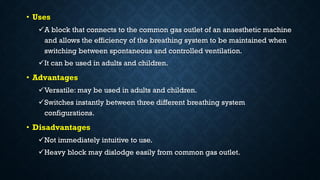 Breathing systems - Mapleson Classification | PDF