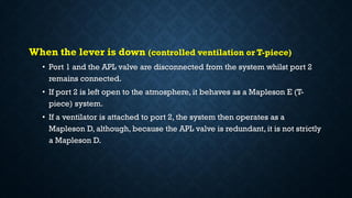 Breathing systems - Mapleson Classification | PDF