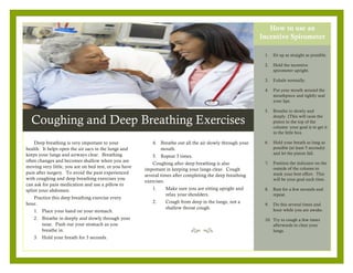 Postoperative breathing pamphlet | PPT