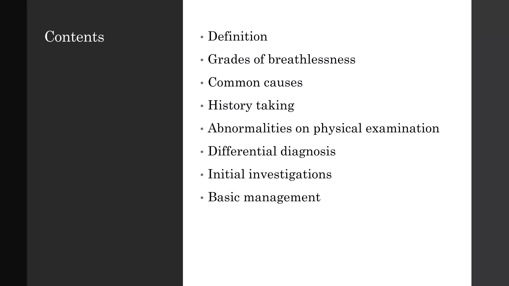 Breathlessness | PPTX