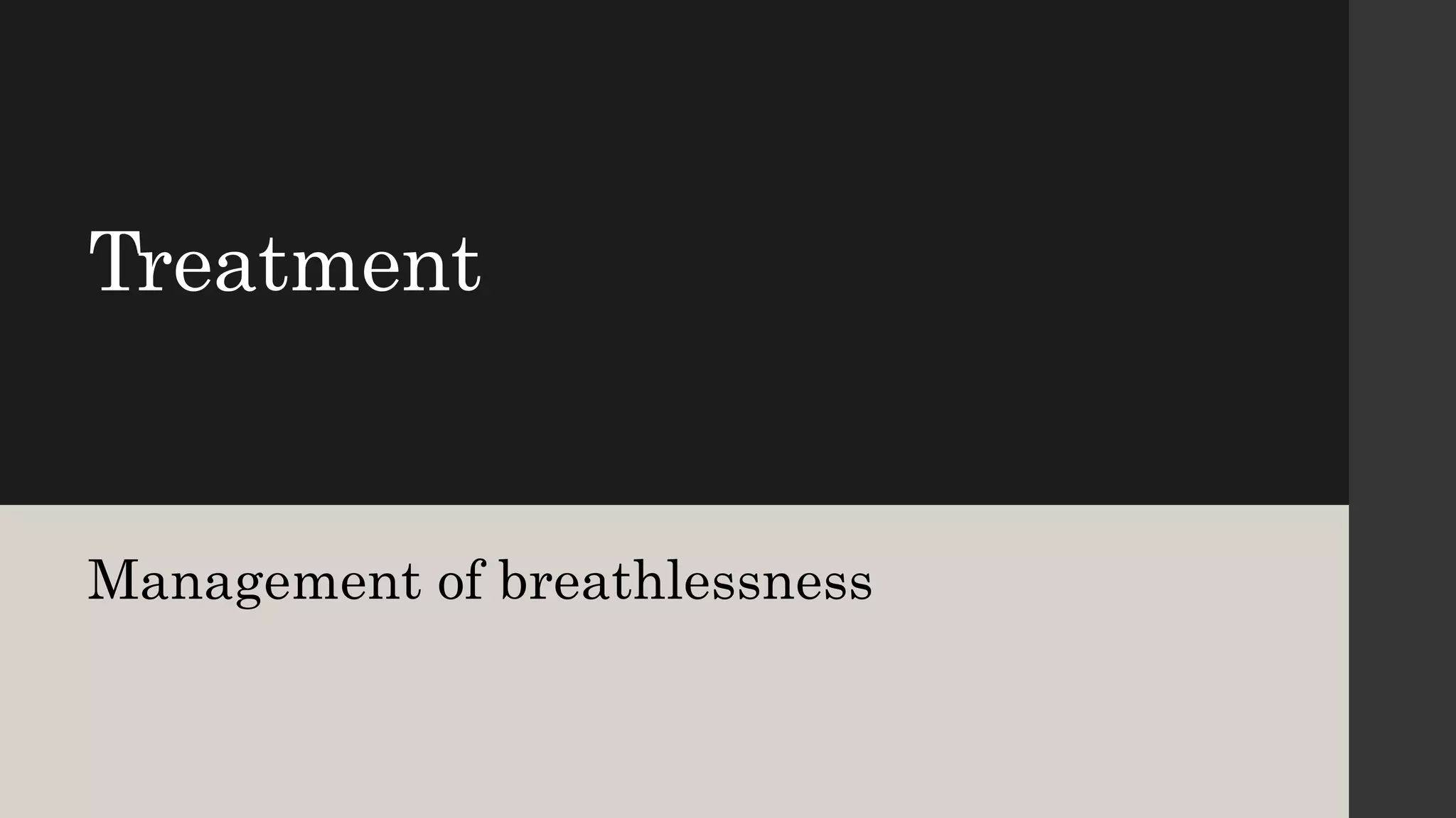 Breathlessness | PPTX