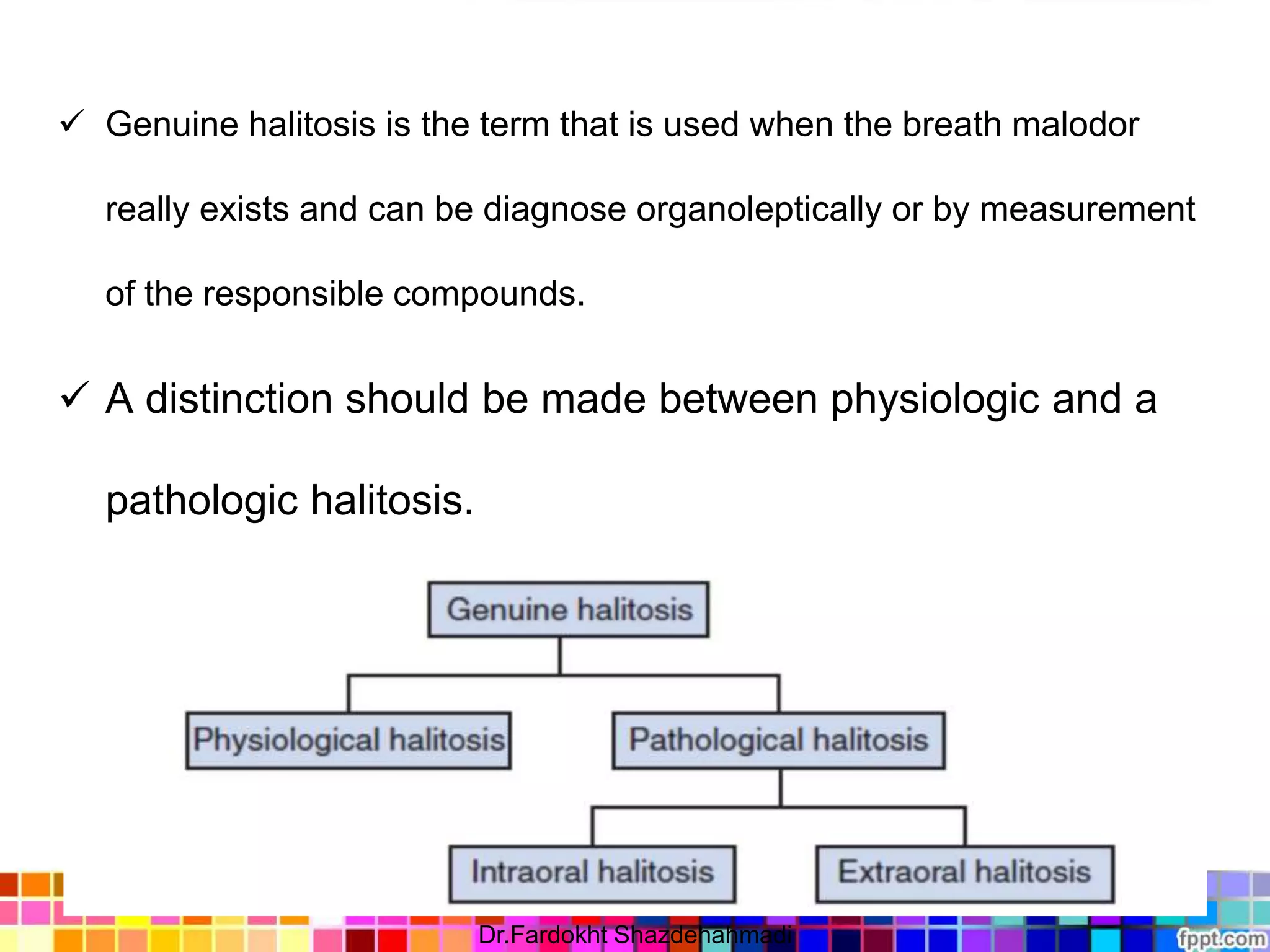 Breath malodor,halitosis ,shazdehahmadi | PPTX