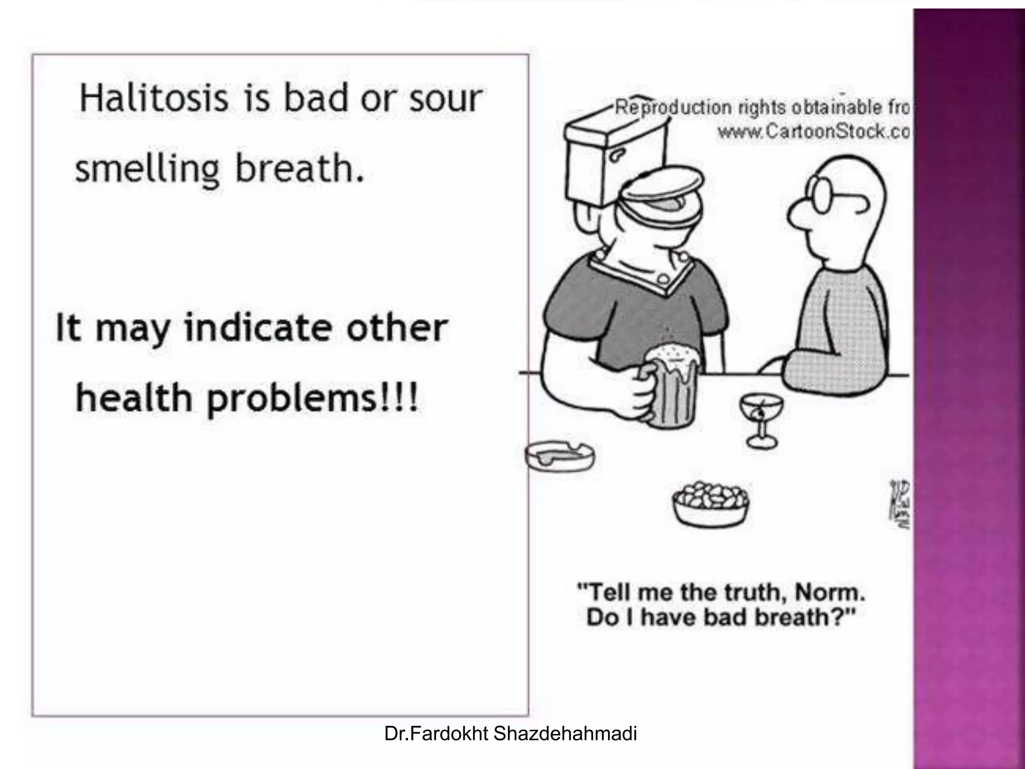 Breath malodor,halitosis ,shazdehahmadi | PPTX
