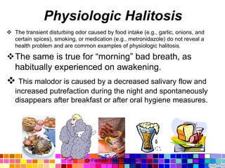 Breath malodor,halitosis ,shazdehahmadi | PPTX