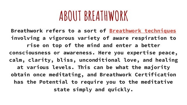 Breathwork techniques | PPTX