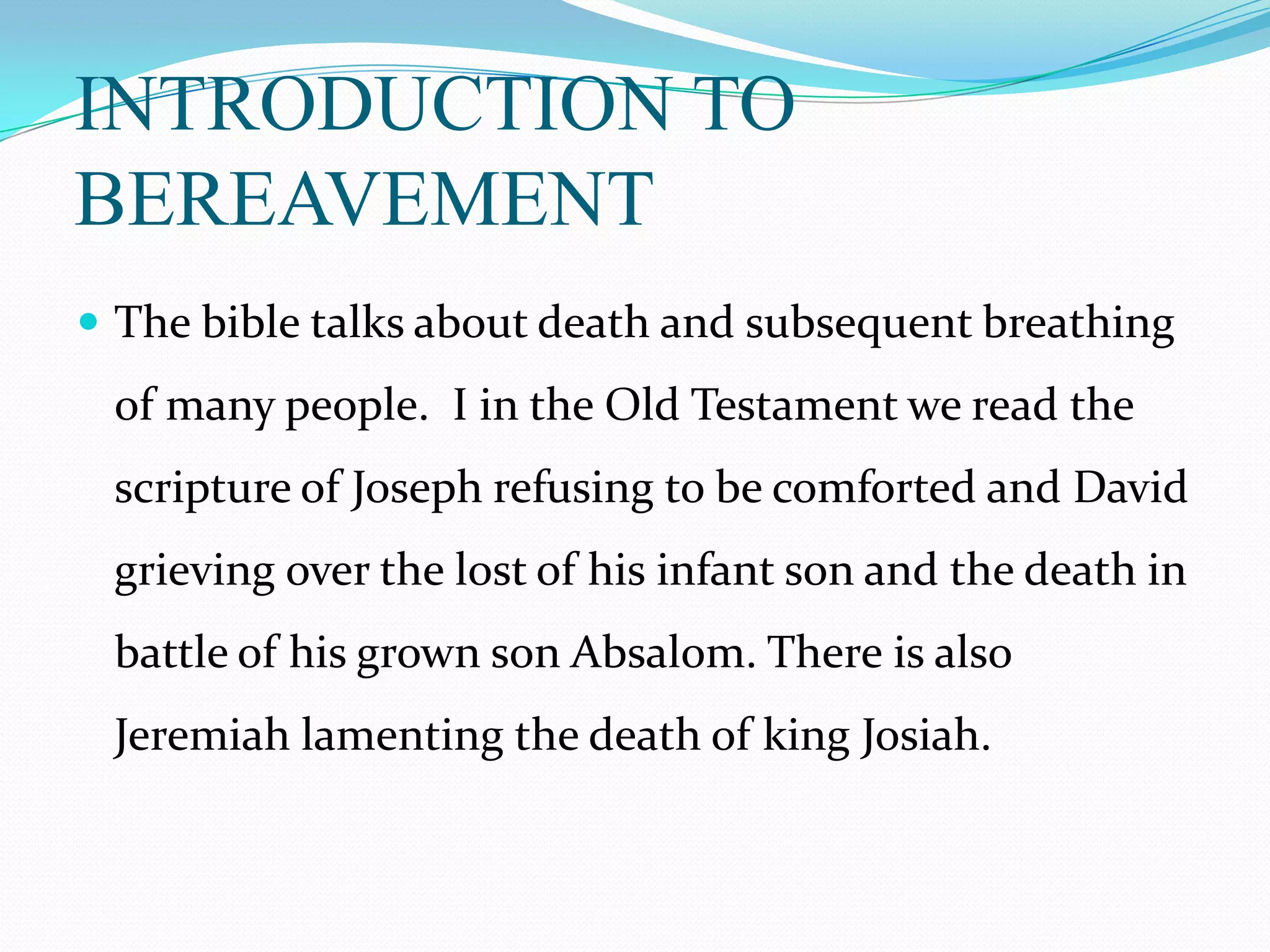 Breavement grief counseling | PPTX