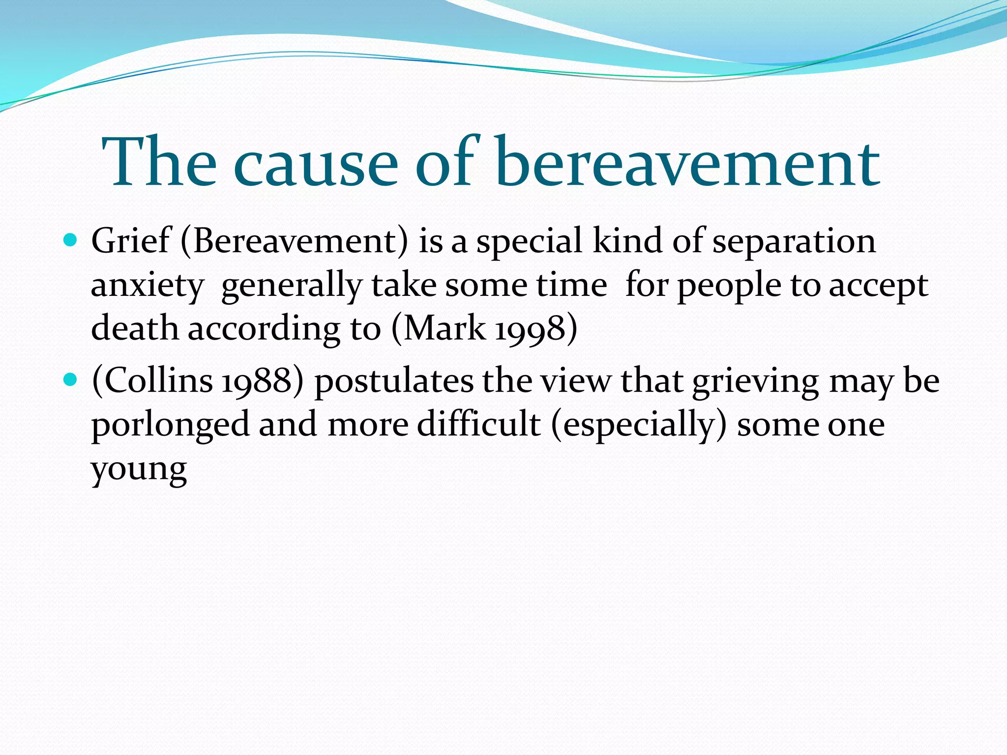 Breavement grief counseling | PPTX