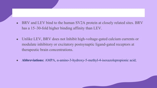 Breceta ( brevaracetam) a new generation antiepileptic drugs | PPTX