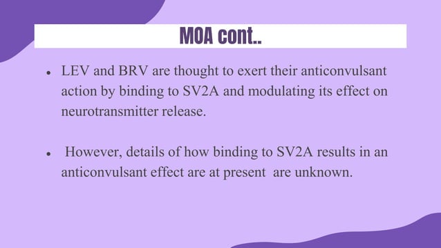 Breceta ( brevaracetam) a new generation antiepileptic drugs | PPTX