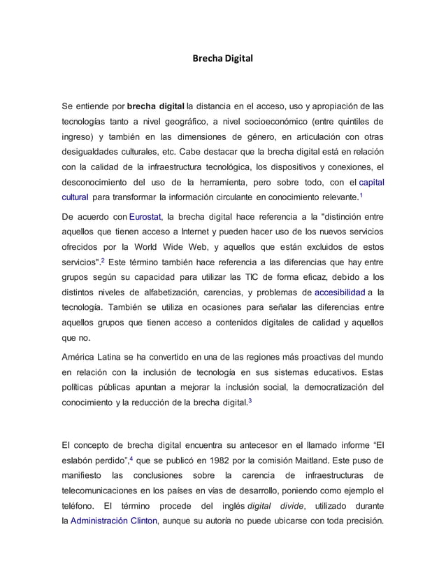 Brecha digital | PDF