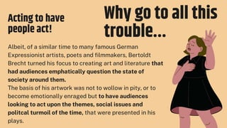 Presentaton on Bertolt Brecht and an intro to Epic Theatre | PPTX