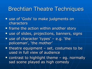 Brechtian Theatre | PPT