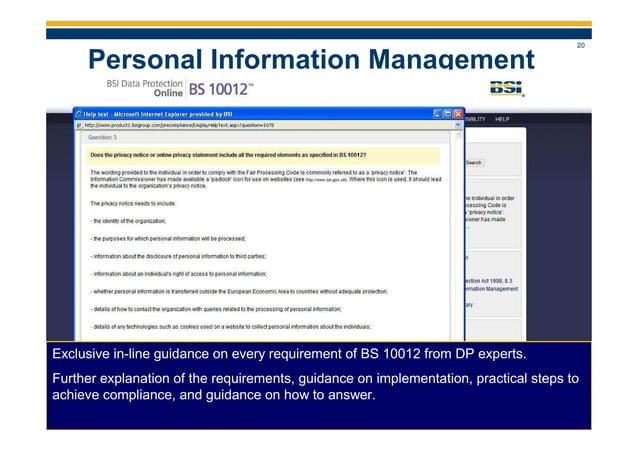 Raising Standards in Information Management | PDF