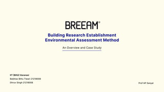 Sustainability Assessment using BREEAM Rating system | PDF