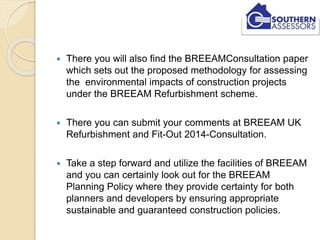 Breeam and the code for sustainable homes | PPTX