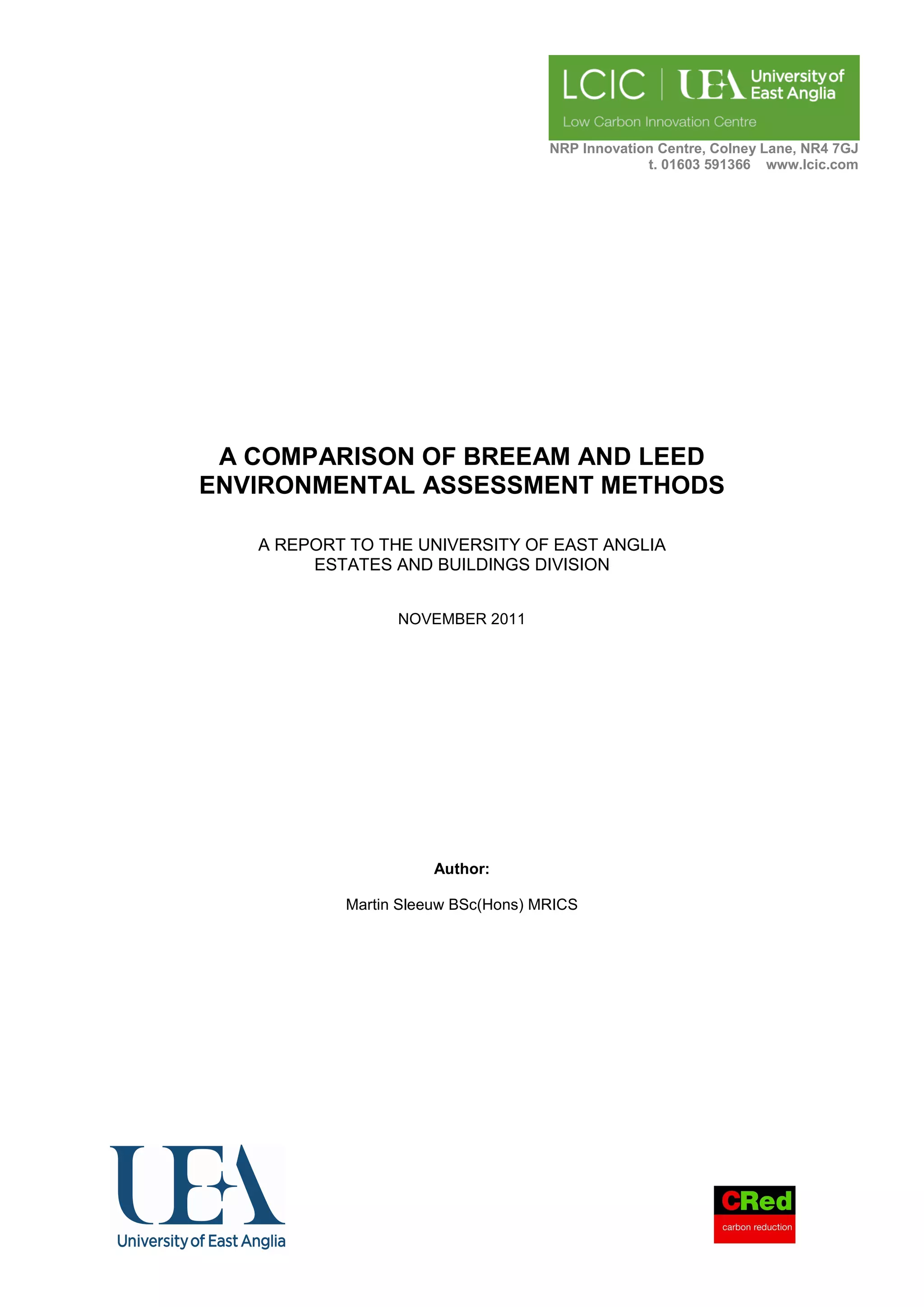 Breeam+vs+leed | PDF