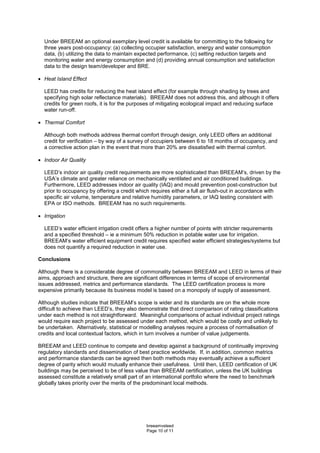 Breeam+vs+leed | PDF