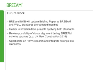 BREEAM & WELL Buildings Standard, Chris Ward, BREEAM | PPTX