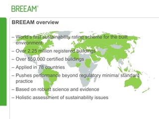 BREEAM & WELL Buildings Standard, Chris Ward, BREEAM | PPTX