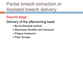 Breech presentation | PPTX