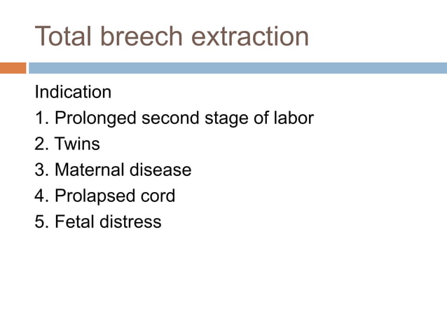 Breech presentation | PPT