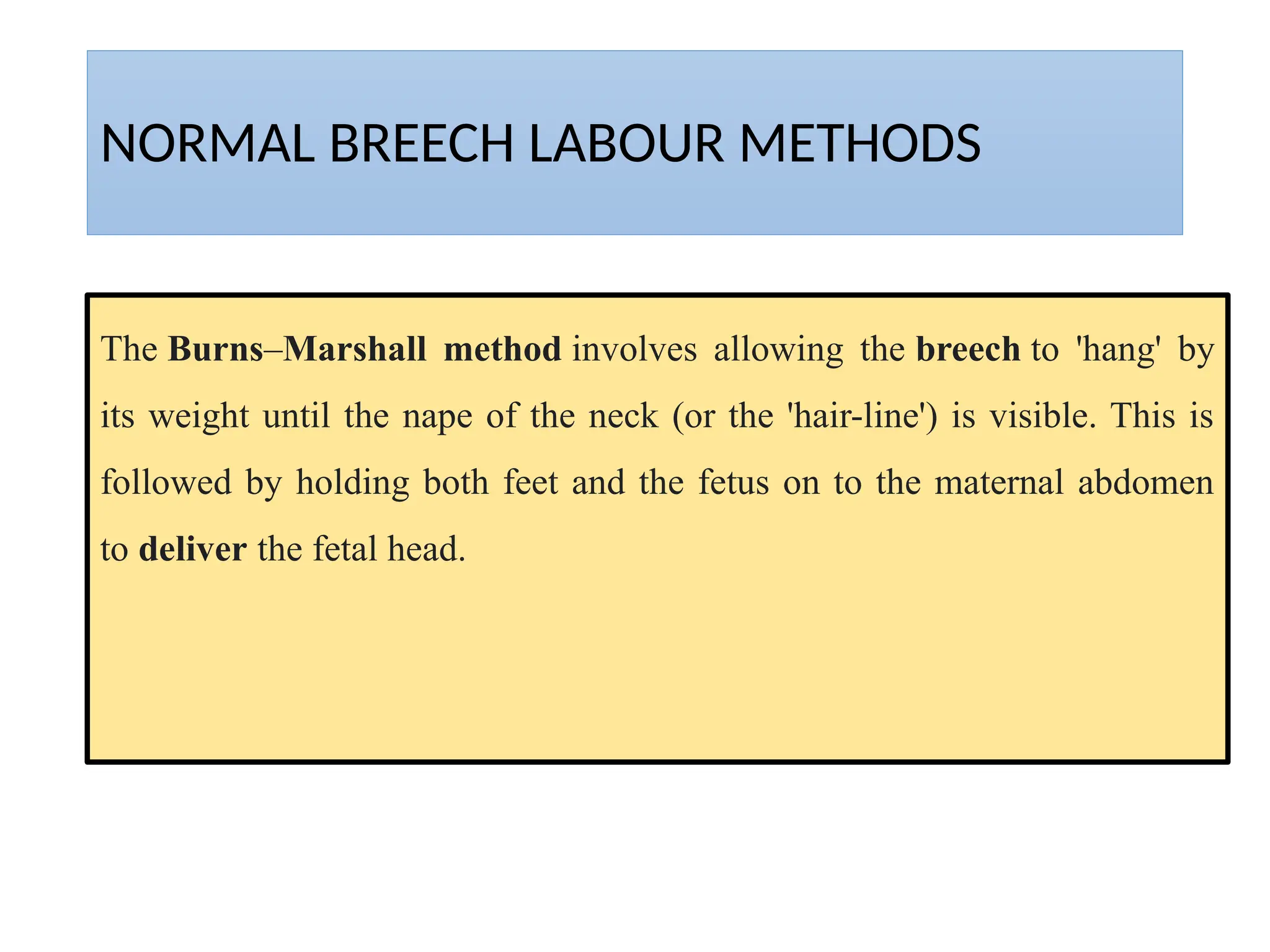 Breech presentation, types and its management | PPTX