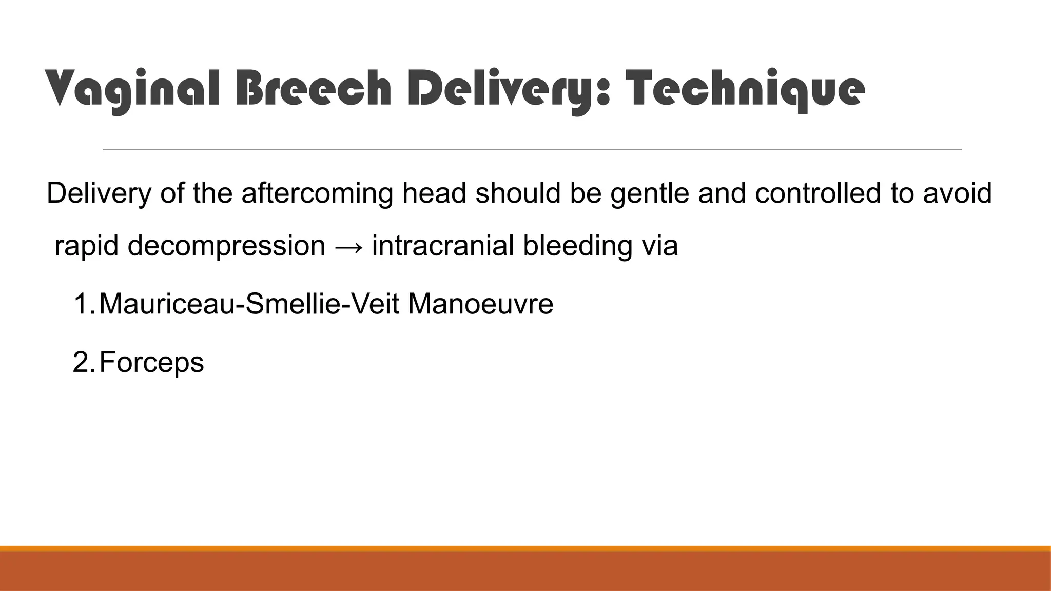 Breech presentation, types, manuvers, definition , diagnosis | PPT