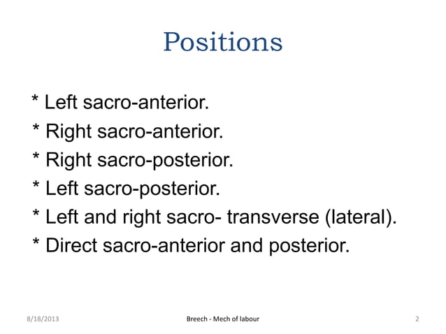 Breech mech of labour | PPTX | Pregnancy | Reproductive Health