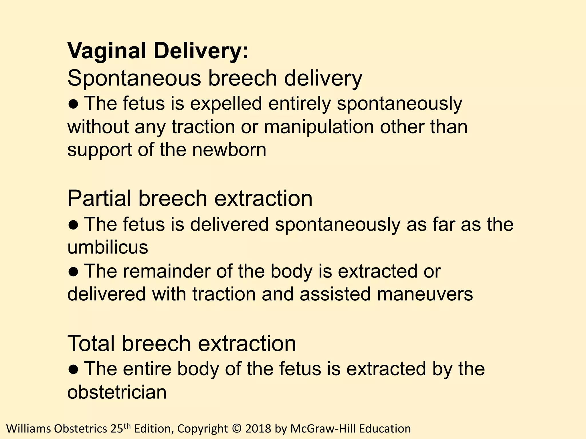 Breech Delivery | PPTX