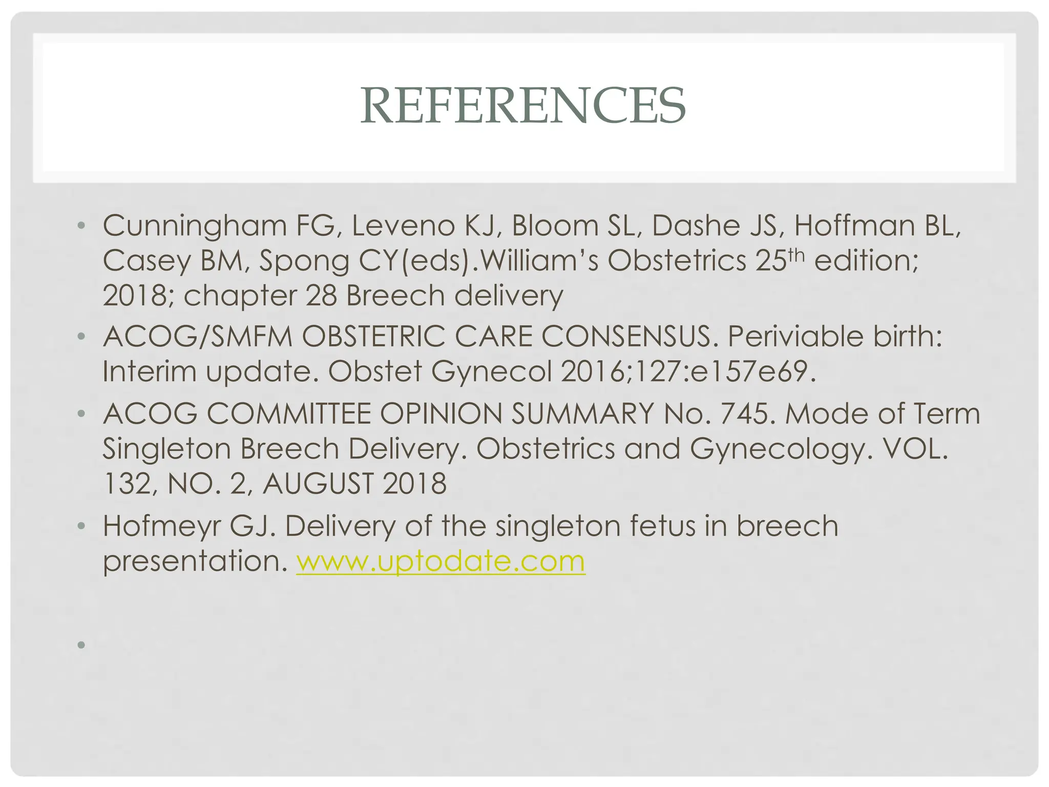 Steps in Partial & Complete Breech Delviery | PDF