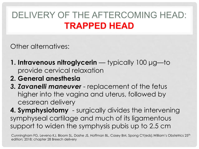 Steps in Partial & Complete Breech Delviery | PPT