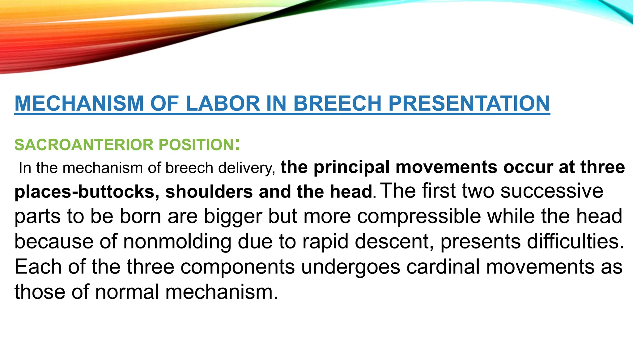 Breech delivery | PPTX
