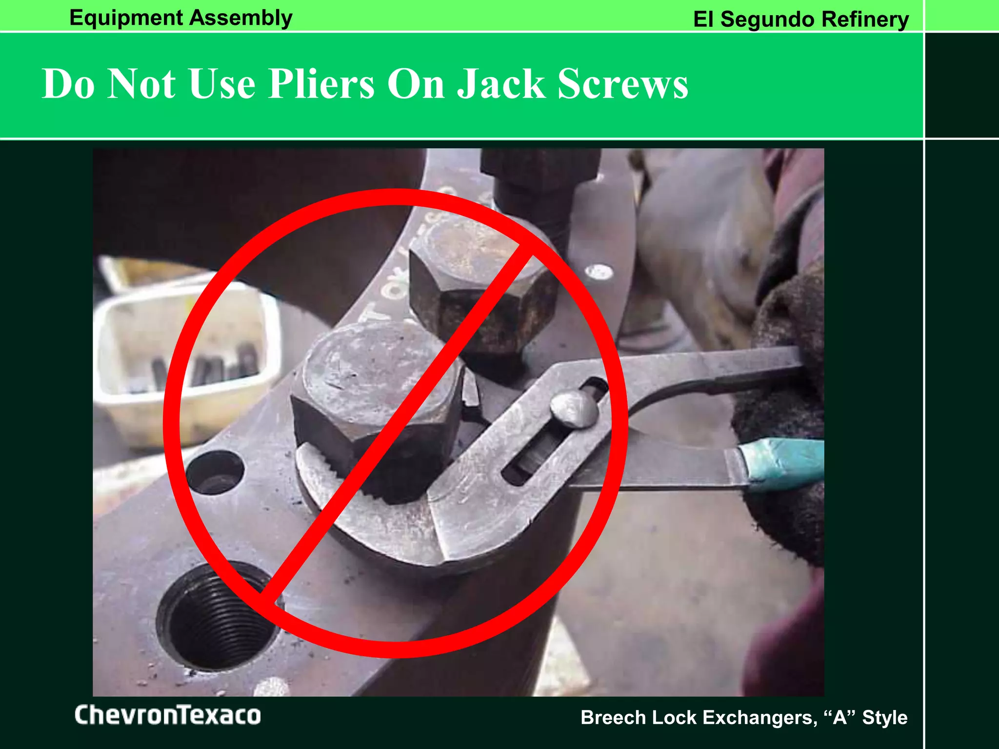 Breech Lock A Style Opening and Closing.ppt