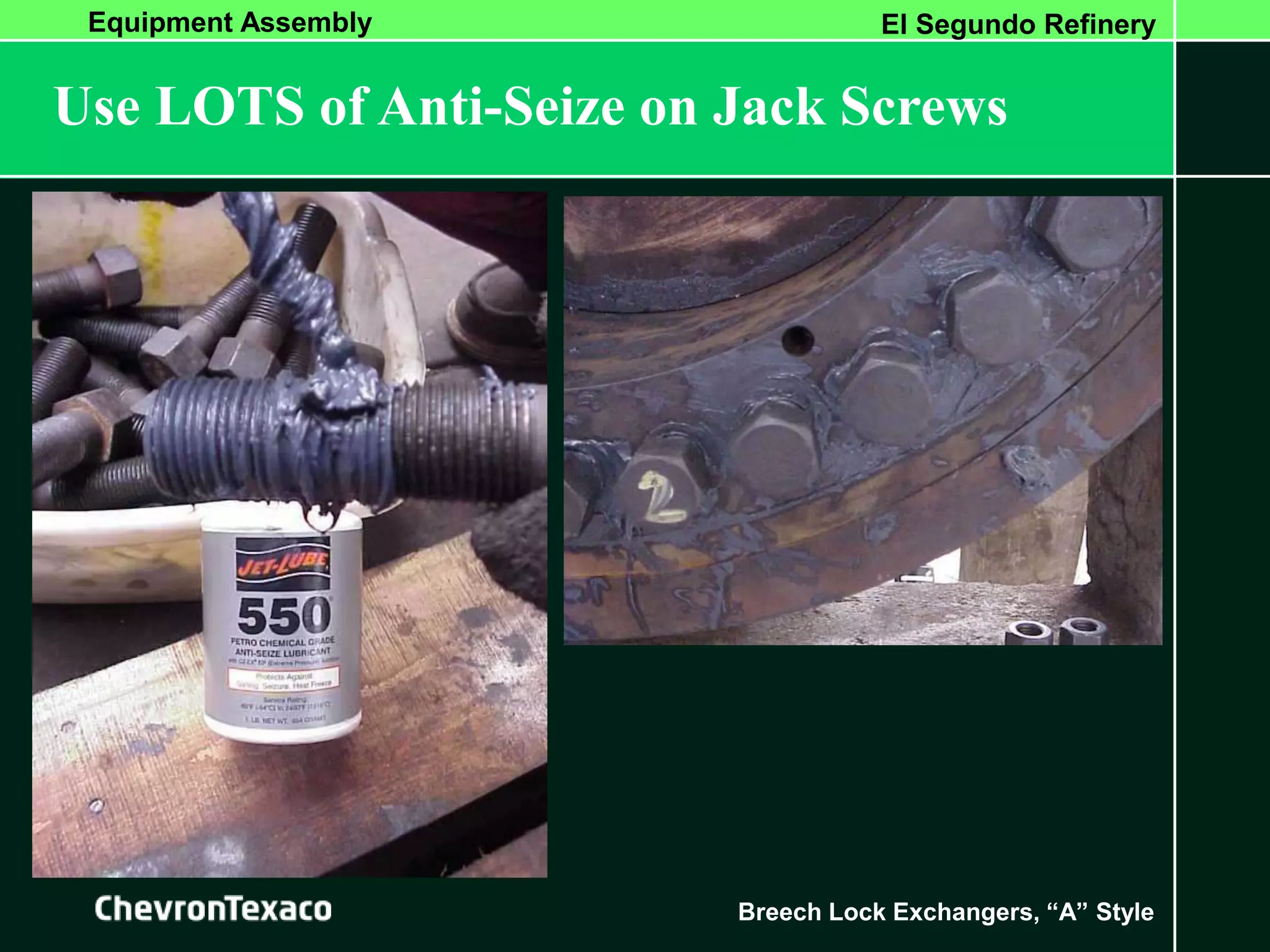 Breech Lock A Style Opening and Closing.ppt