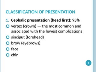 breech presentation in gynecological .pptx