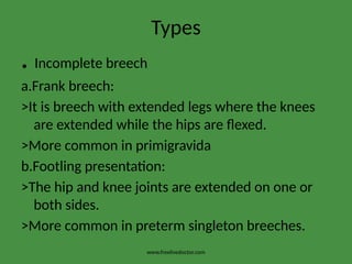 breechpresentation--types,position .pptx