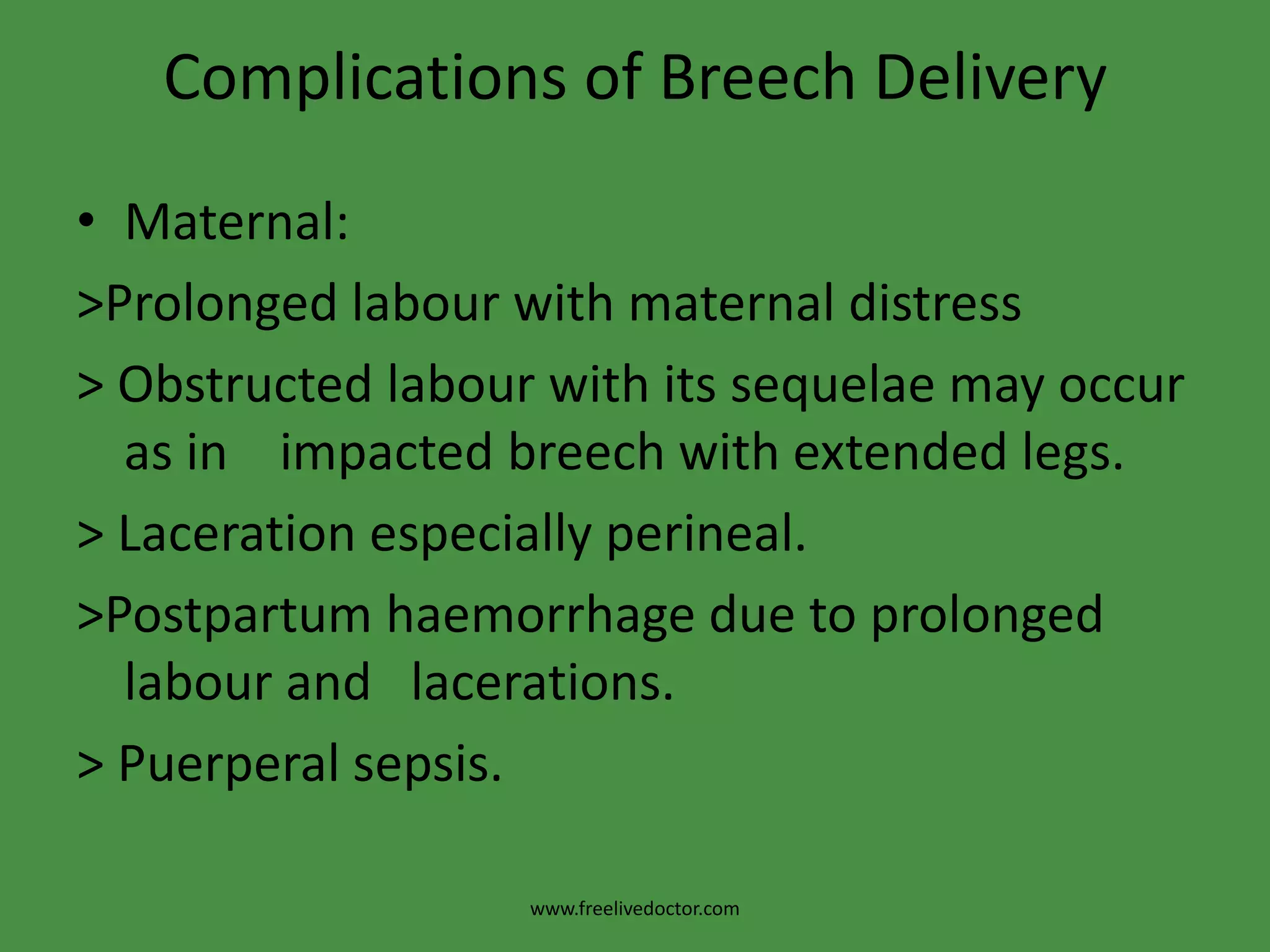 Breech presentation | PPTX