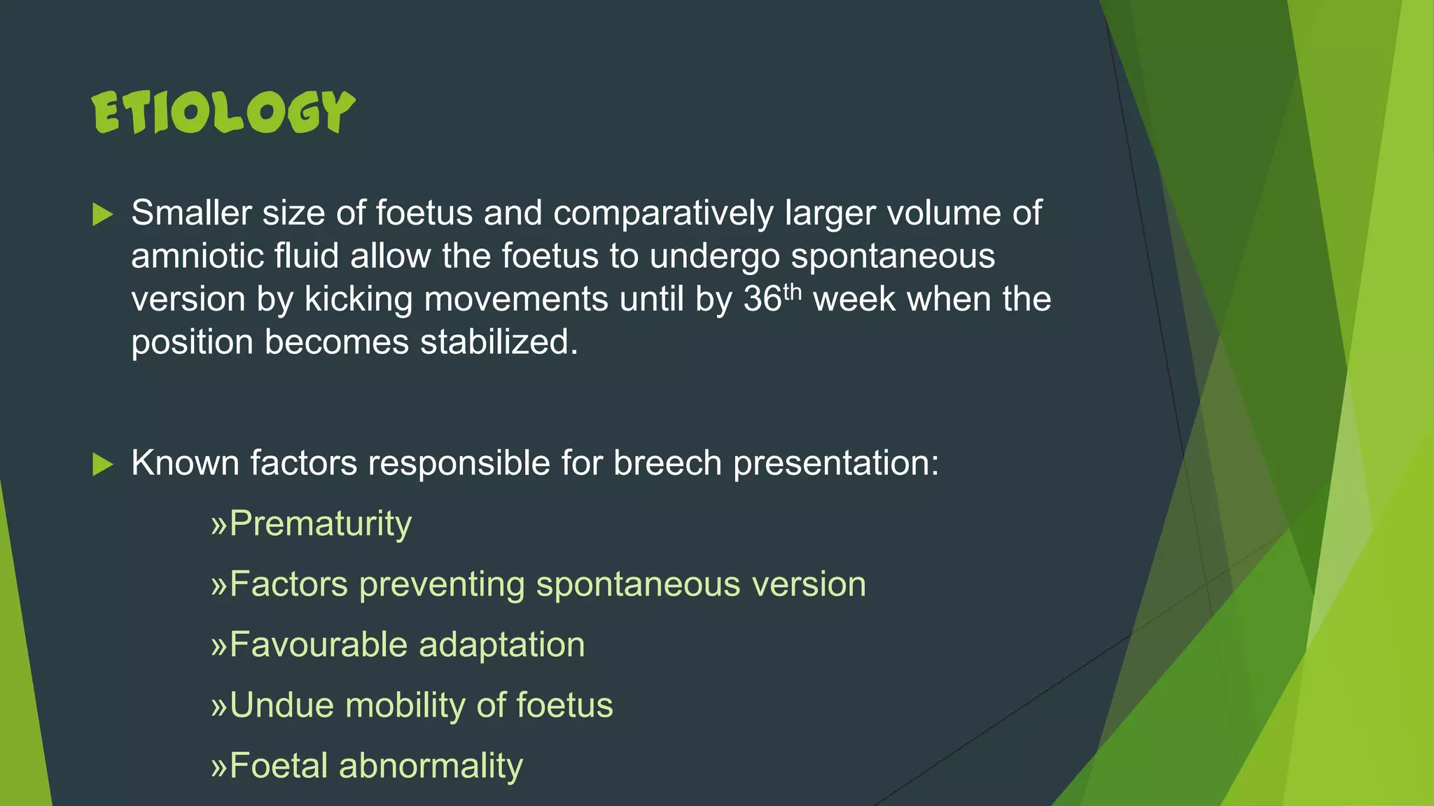 Breech presentation | PPT