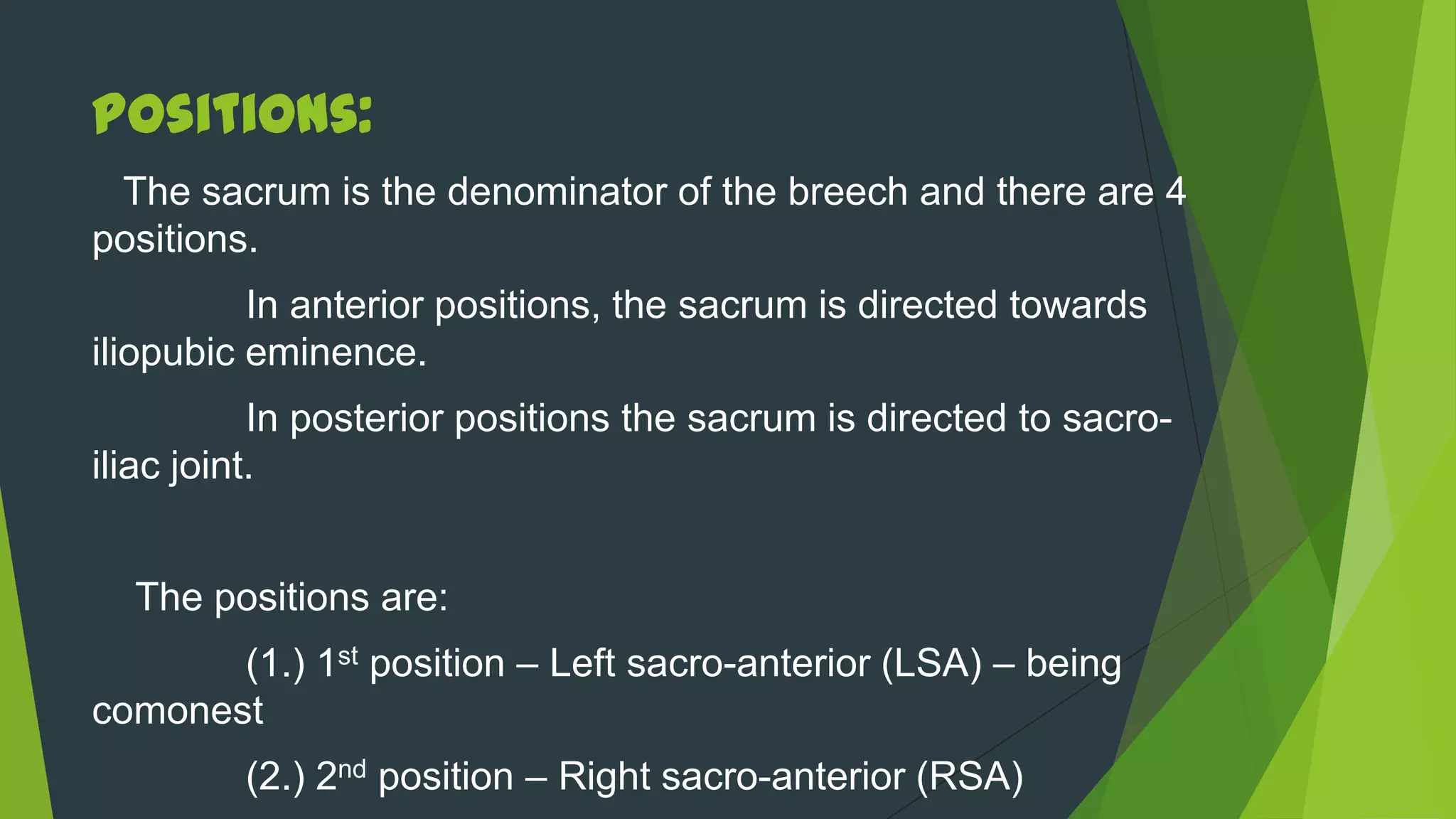 Breech presentation | PPT