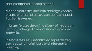 Breech presentation | PPTX