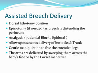 Breech Presentation | PDF