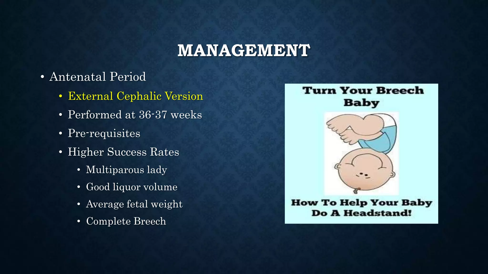 Breech presentation | PPTX